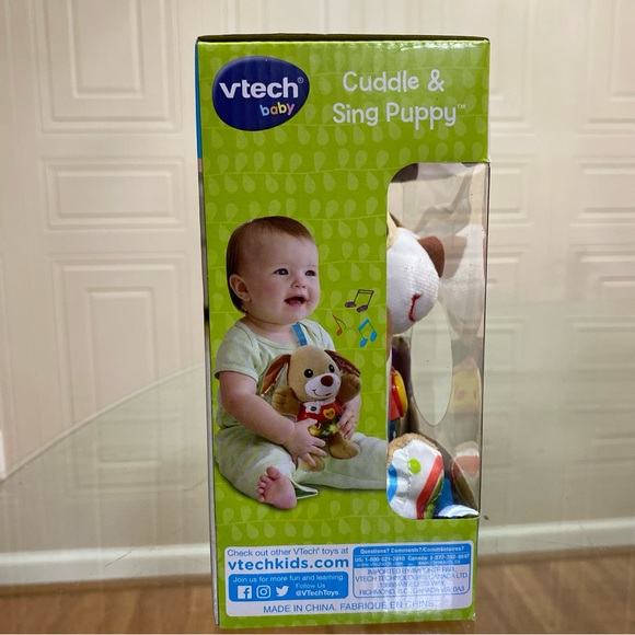 vtech | Toys | Brand New Vtech Baby Cuddles Sing Puppy Up Teaches First ...